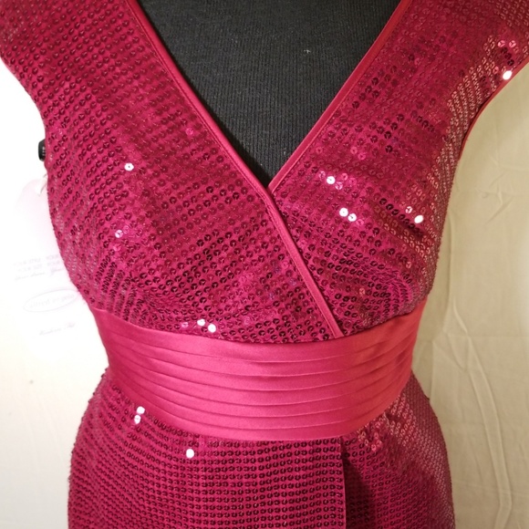 Alfred Angelo | Dresses | Nwt Red Sequin Mini Dress | Poshmark